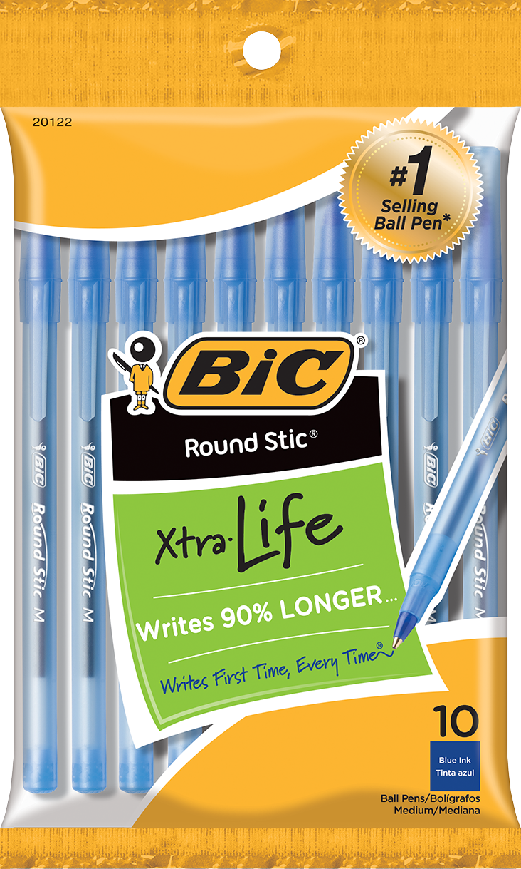 Bic Round Stick Pen 10/Pk | Valencia College Campus Store