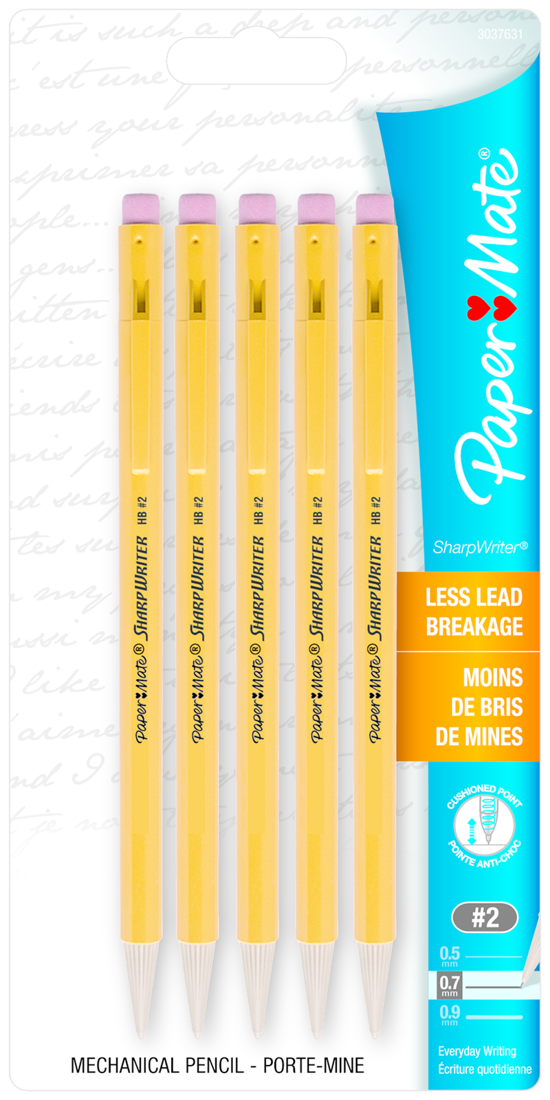 PAPER MATE SHARPWRITER MECHANICAL PENCIL 0.7MM 5/Pk | Valencia College ...